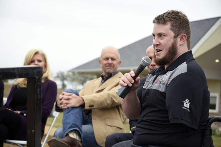 Purple Heart recipient presented with new smart home in Oak Point ...