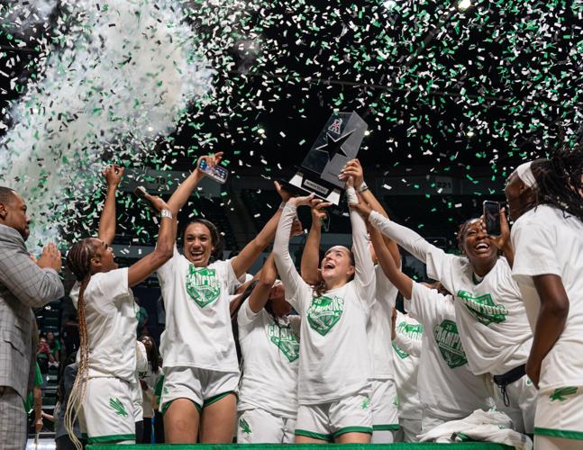 UNT women roll past Memphis to clinch share of American Athletic ...