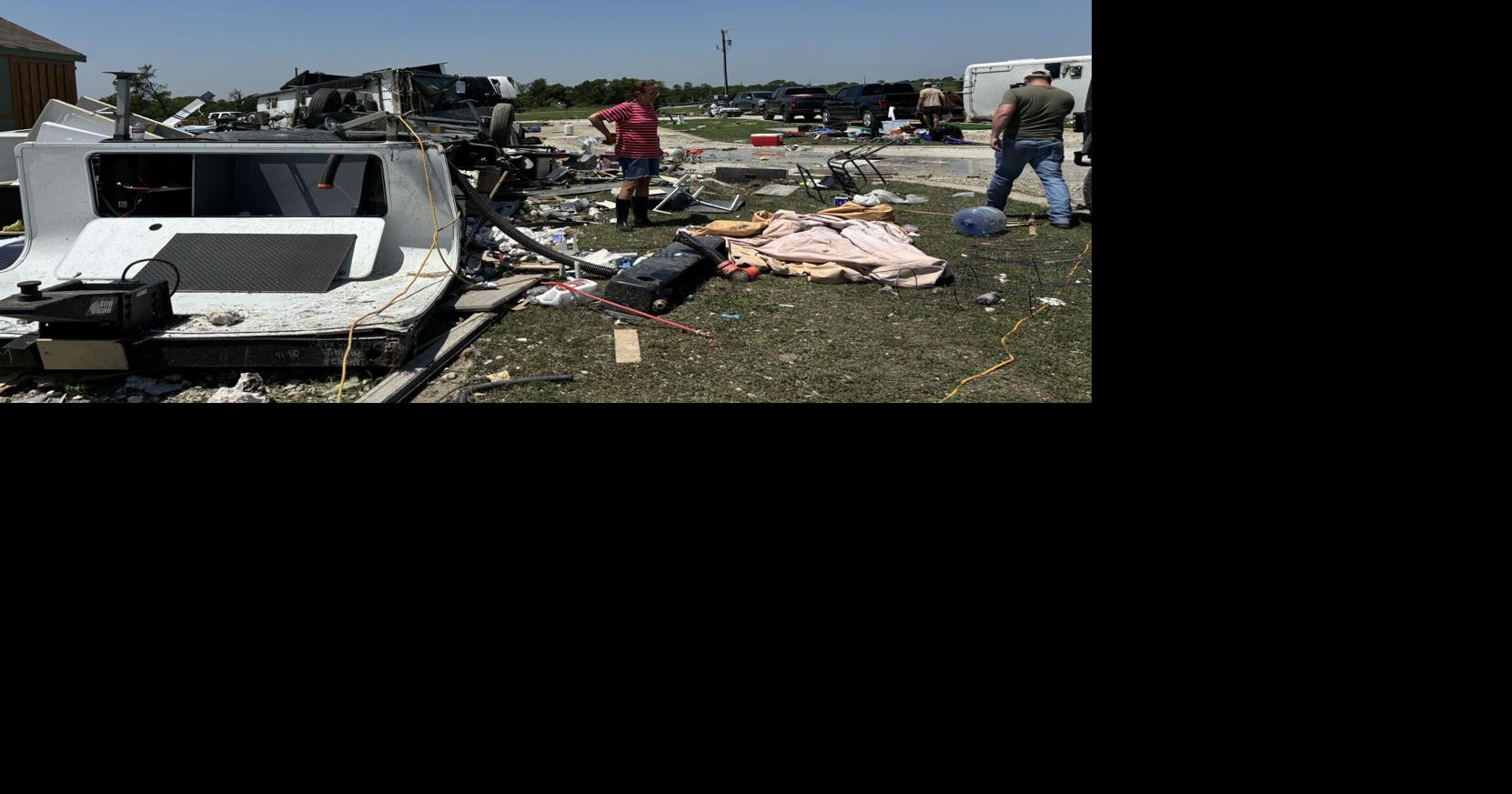 Locals start cleanup at Lake Ray Roberts Marina, extensively damaged by ...