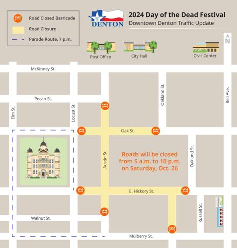 Traffic alert: Some downtown streets closed on Saturday for Denton’s ...