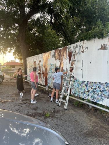 In living color: Denton artists join forces to start mural company ...