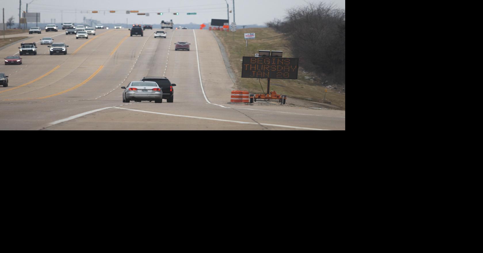 Construction at US 380 and FM2931 shifts lanes for a week | 380 ...