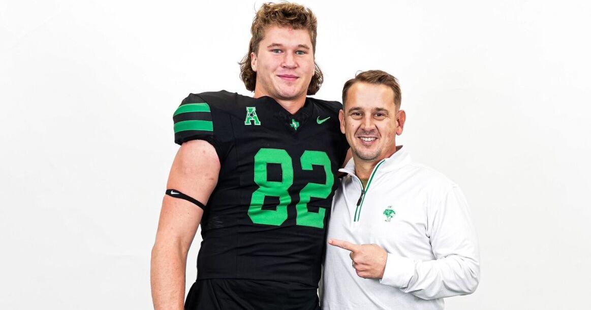 UNT lands Tulsa transfer tight end Connor Vaughn | Mean Green ...