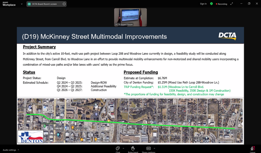 DCTA, Denton team up to fund bike lanes on McKinney Street, safer path ...