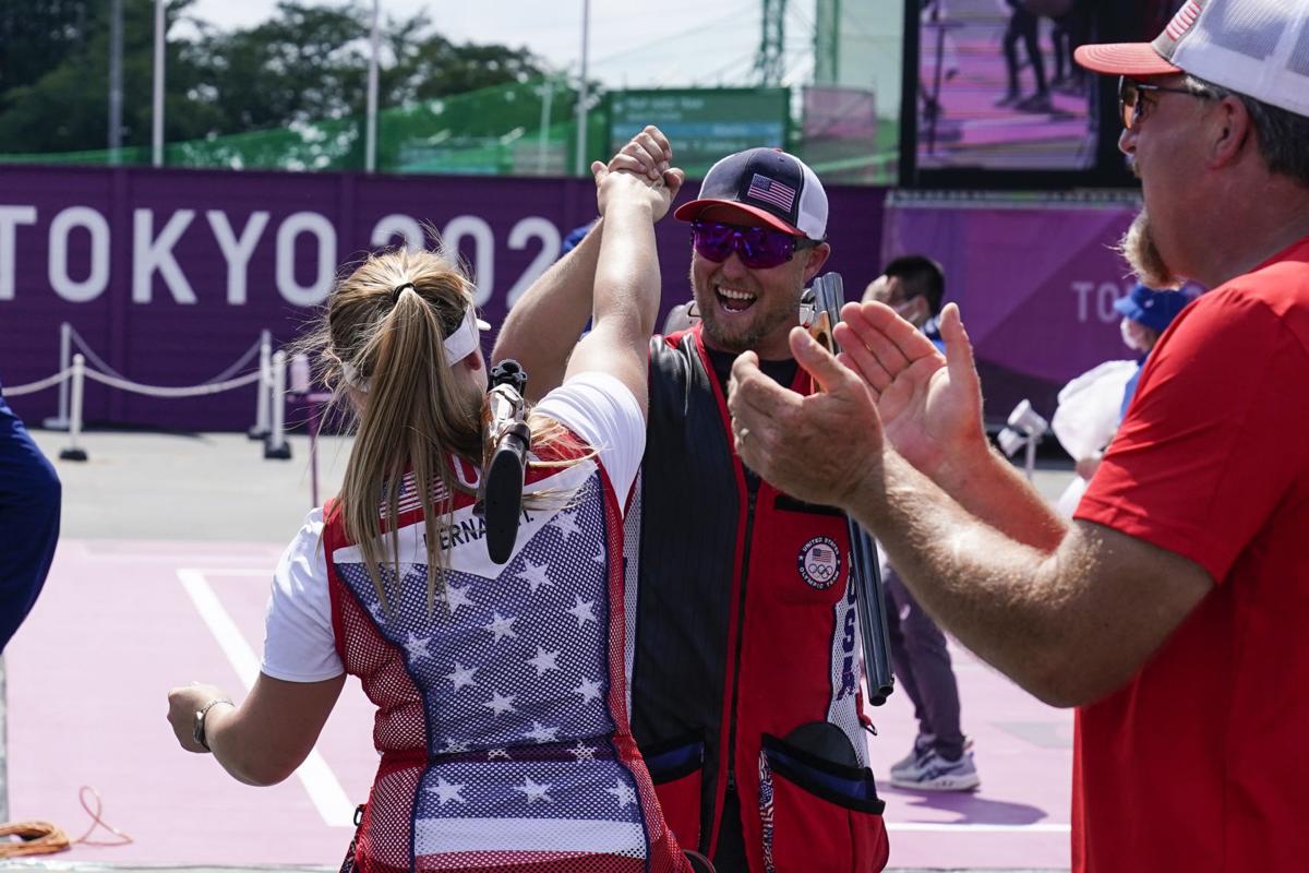 Denton's Brian Burrows bringing home bronze in team trap shooting ...