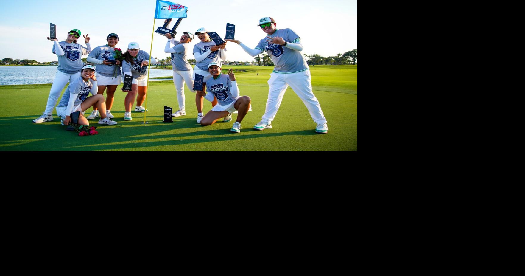 UNT women's golf team wins third straight C-USA title | Mean Green ...