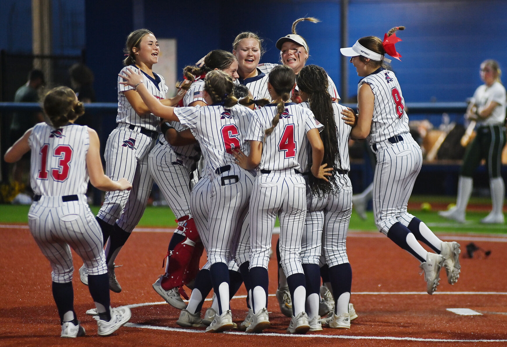 ‘This was a personal game’: Aubrey softball team wins regional title over Canton, turning tables ...