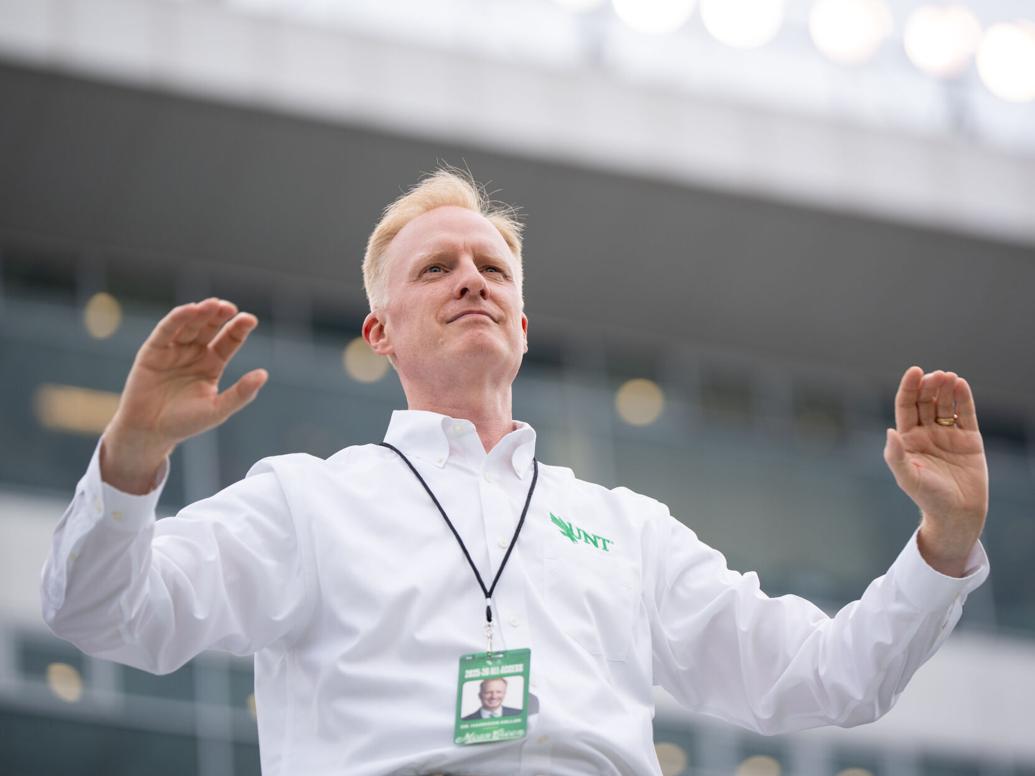 After one year at the helm, Harrison Keller has overhauled UNT’s budget ...