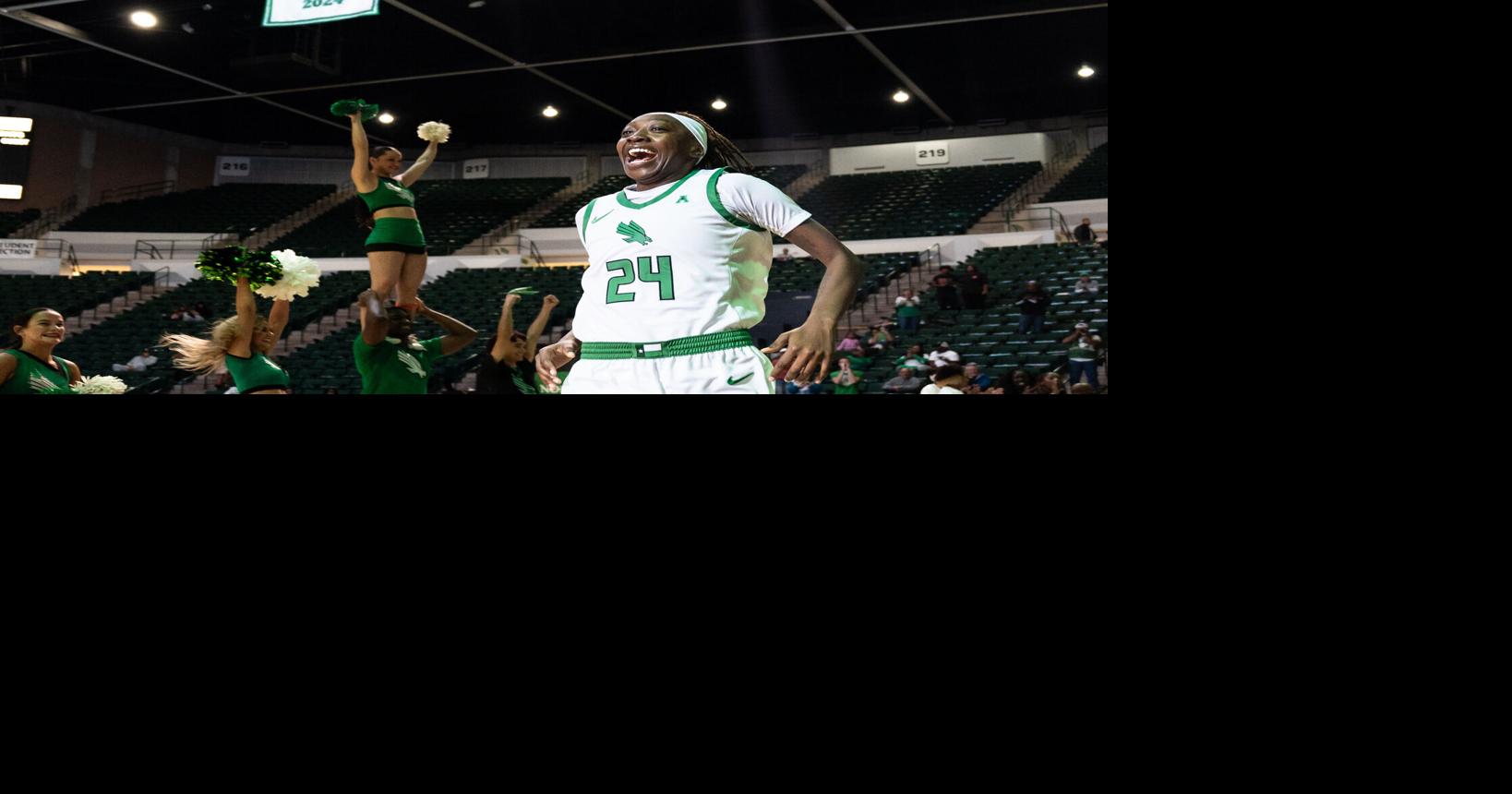 UNT women's basketball raises banners to rafters and rolls to season ...