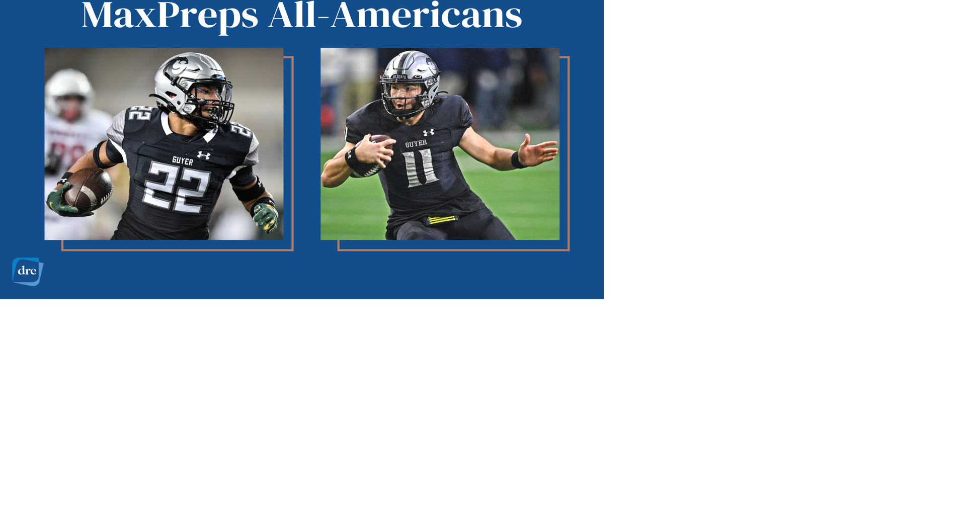 Guyer's Jackson Arnold, Peyton Bowen earn MaxPreps All-America ...