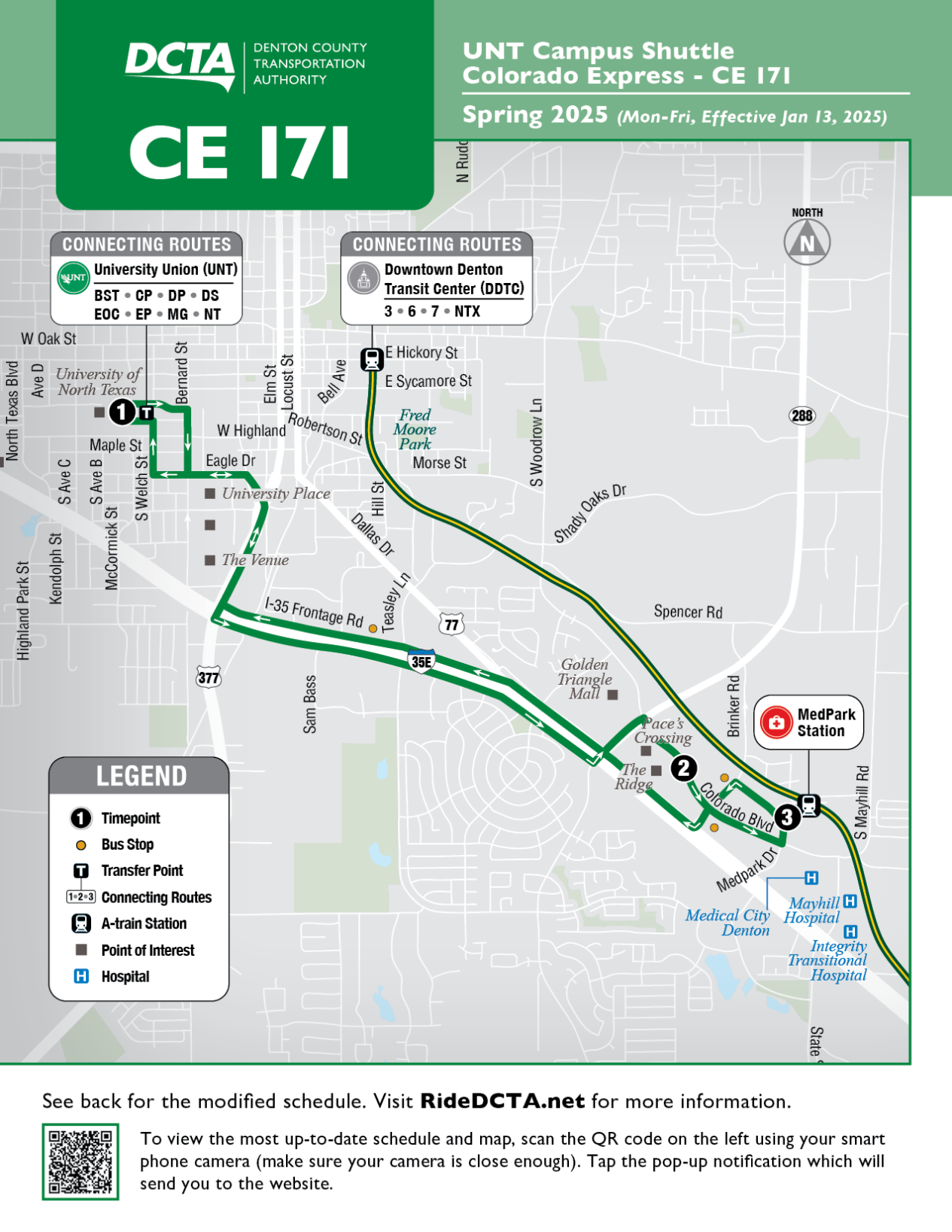 How do Denton's college campus buses work? Route maps, schedules and ...