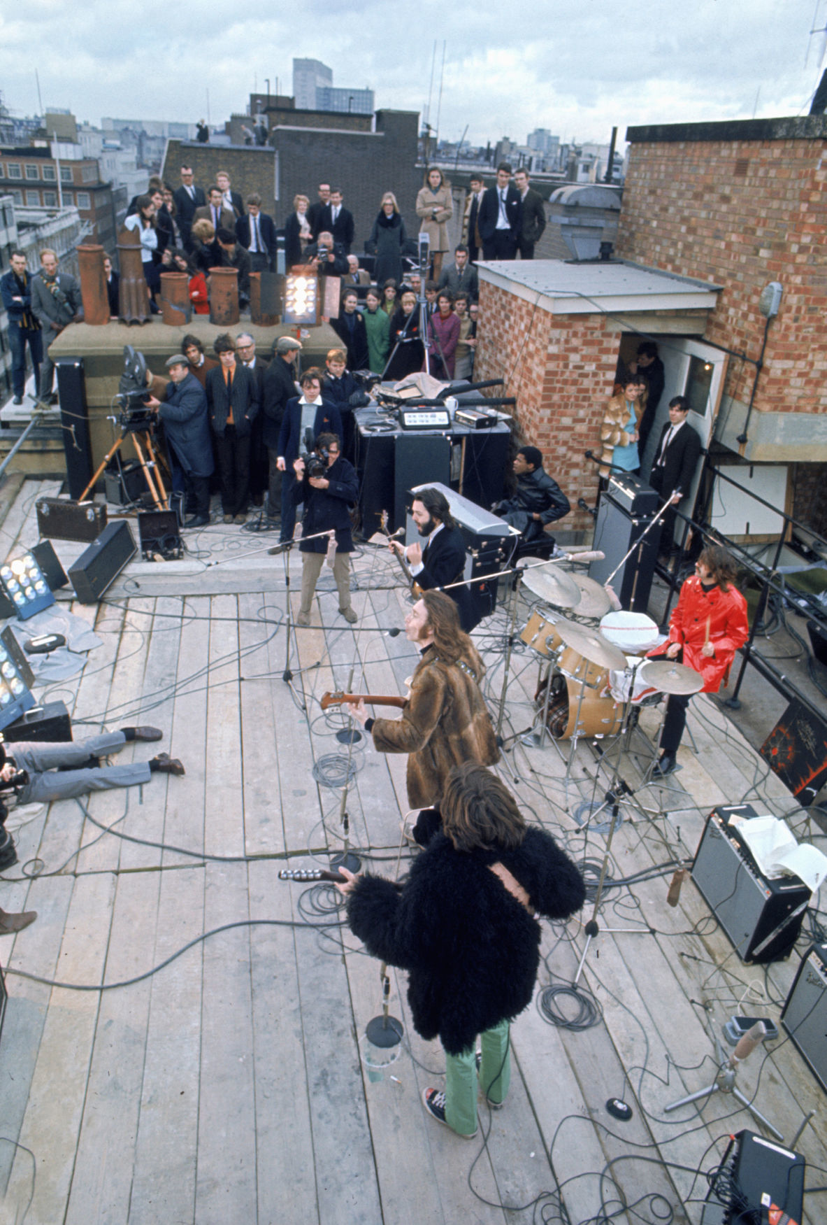 When the Beatles played on a London rooftop in 1969, it wound up being ...