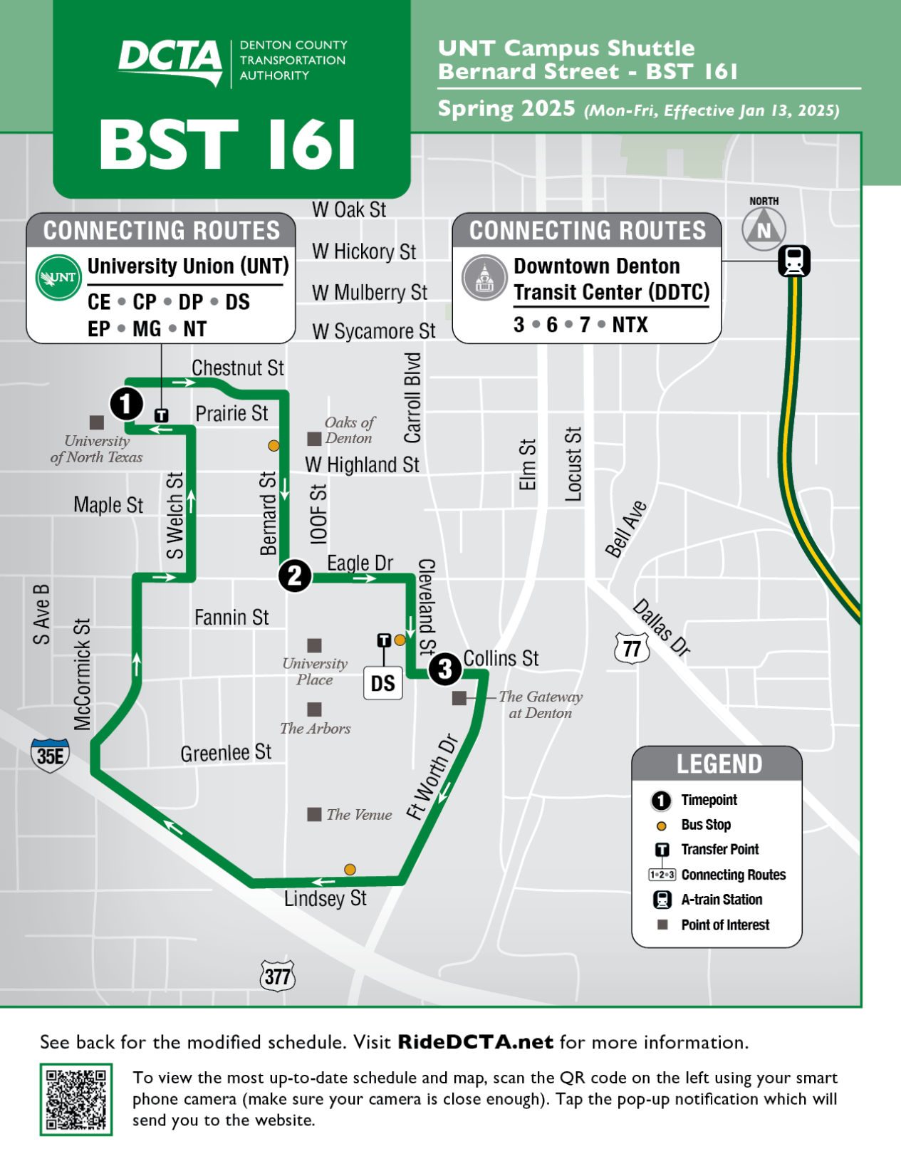 How do Denton's college campus buses work? Route maps, schedules and ...