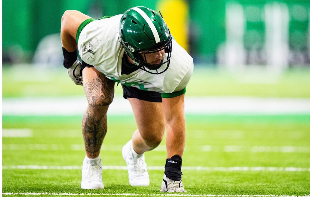 Defensive end Ethan Day on rise at UNT after facing Mean Green during ...