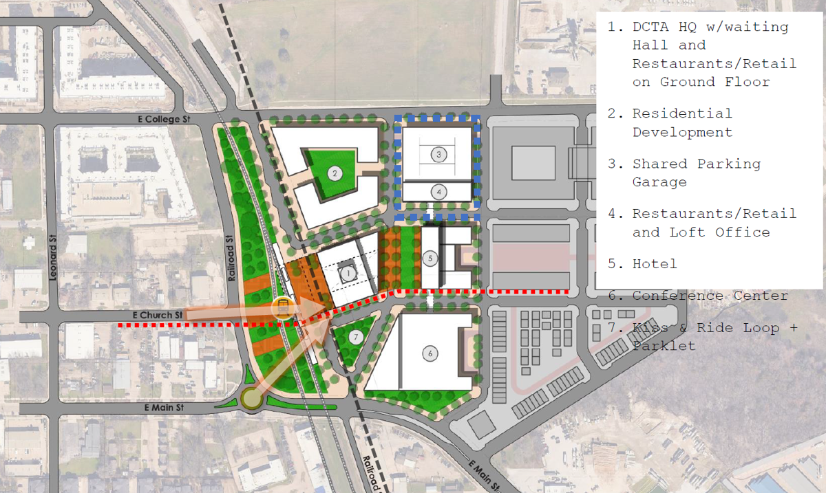 DCTA, Lewisville plan $40M expansion around Old Town Station | Denton ...