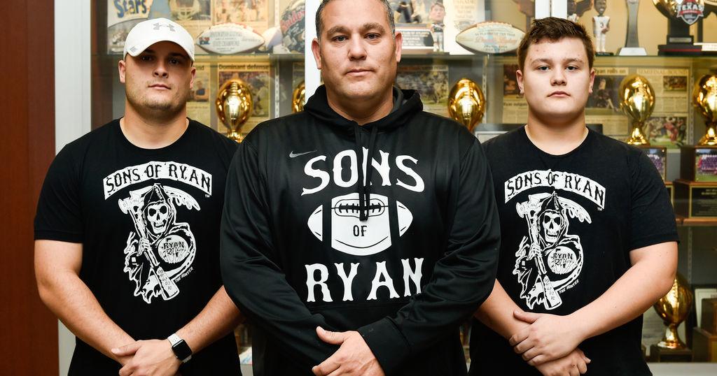 Football: 'It's all for him' — Ryan father-son trio honoring late ...