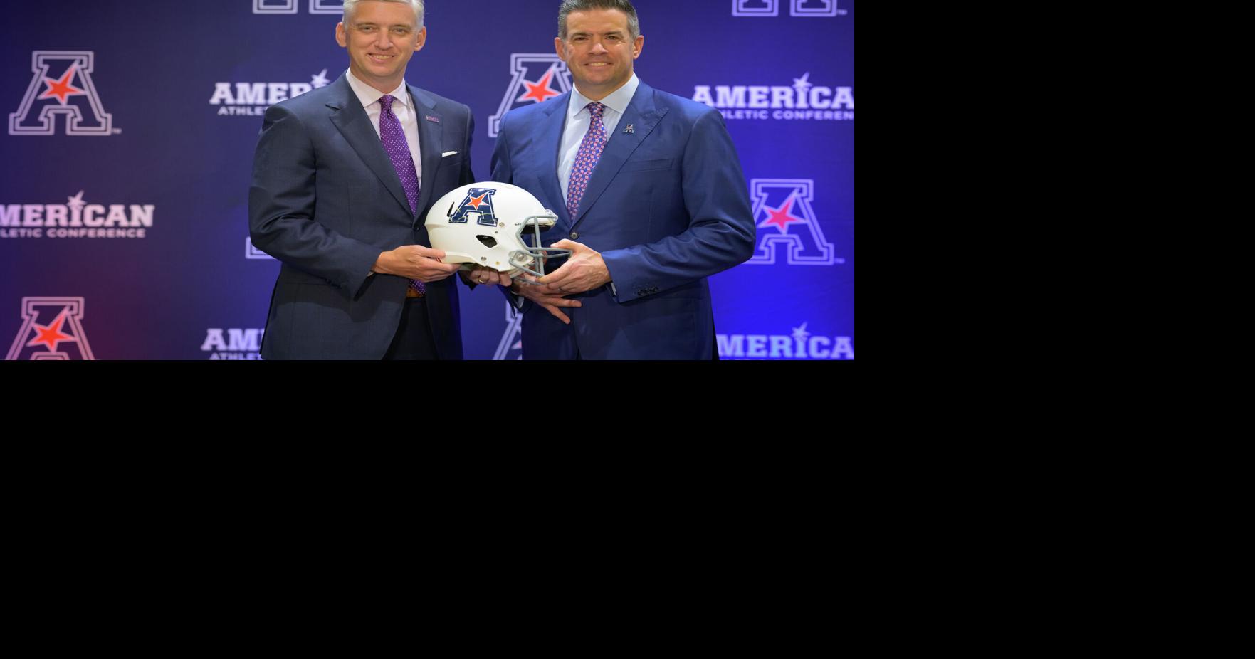 New AAC commissioner Tim Pernetti vows to take ‘big swings’ to advance ...