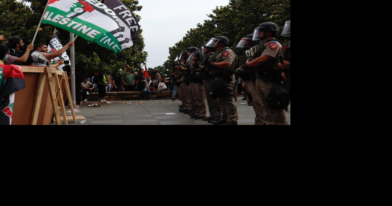 At least 20 protesters arrested at UT Dallas pro-Palestinian encampment ...