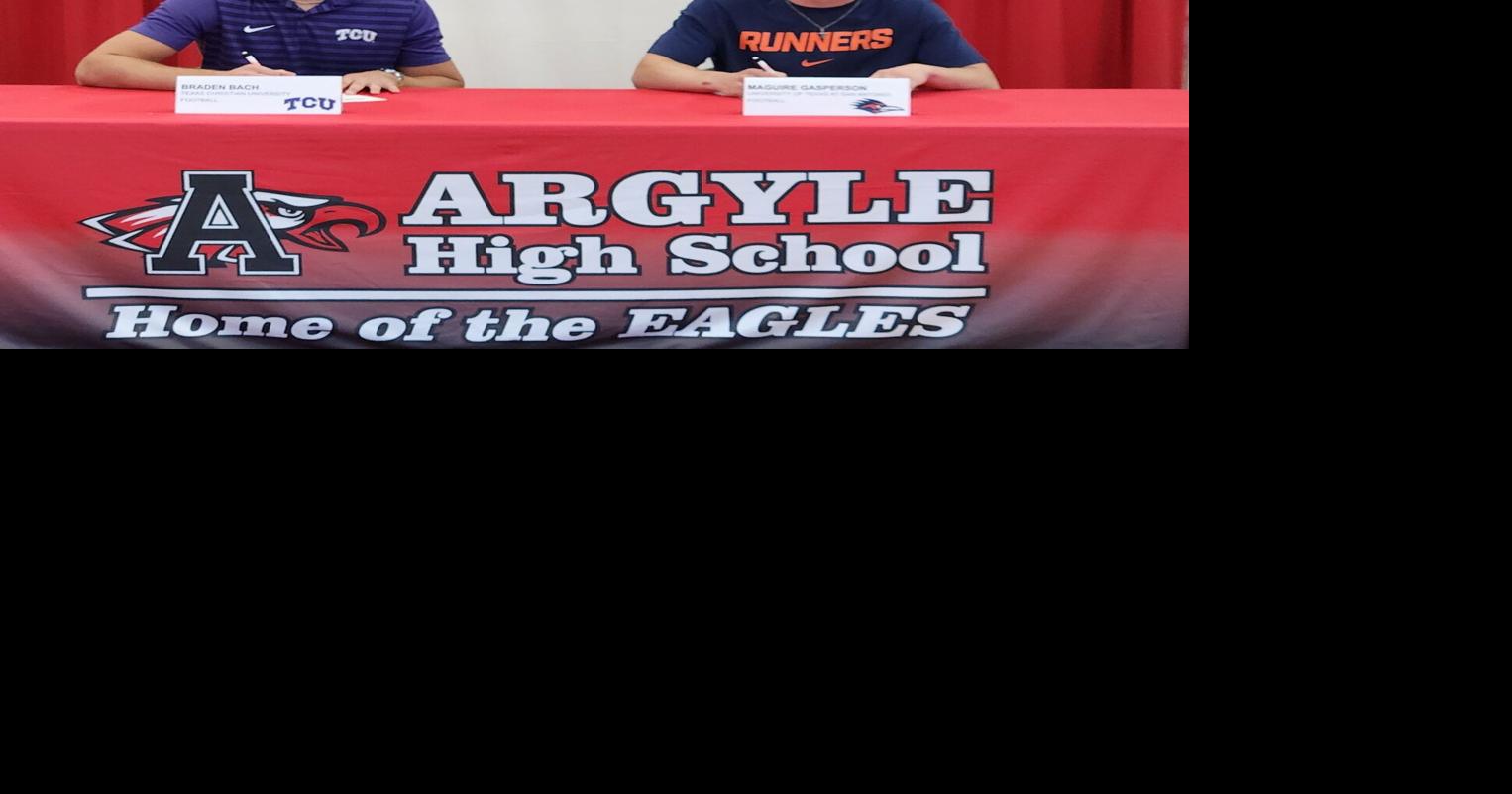 Argyle's Braden Bach and Maguire Gasperson ink with in-state schools on ...