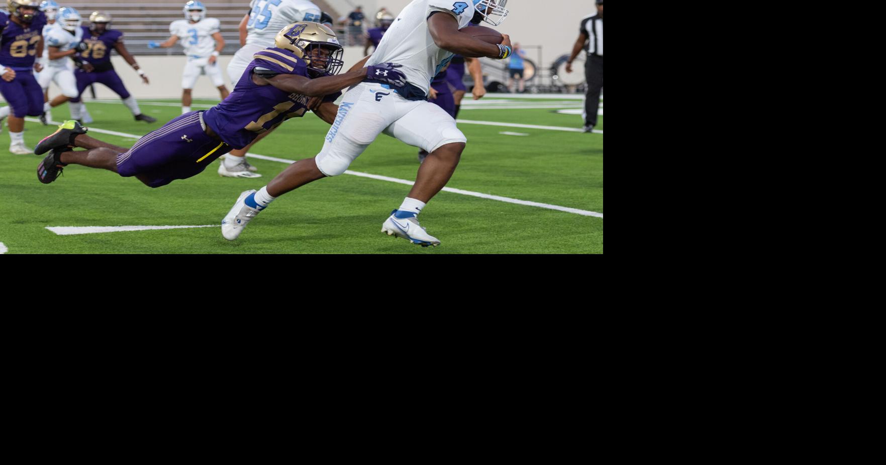 Denton drops district opener to Frisco Emerson, 47-13 | Denton Broncos ...