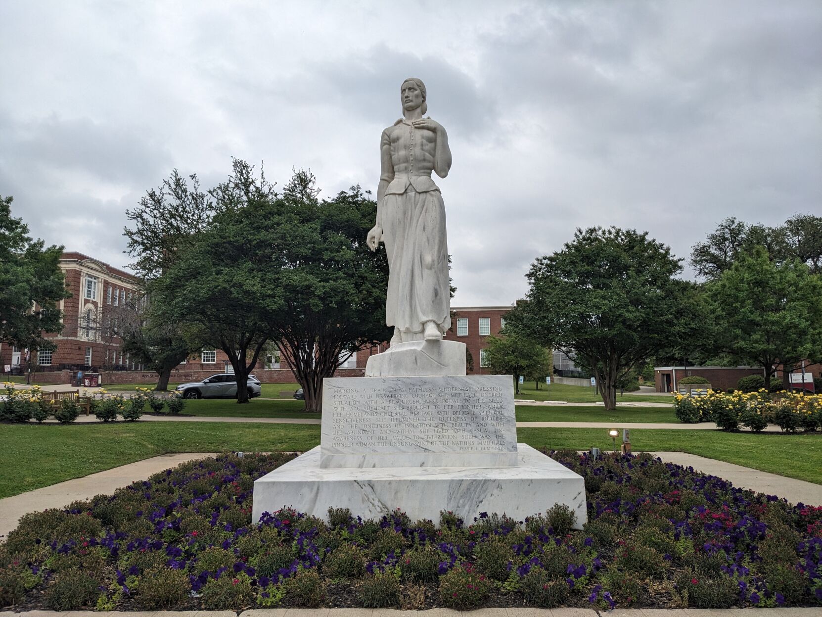 TWU's best campus locations for graduation photos include spring ...