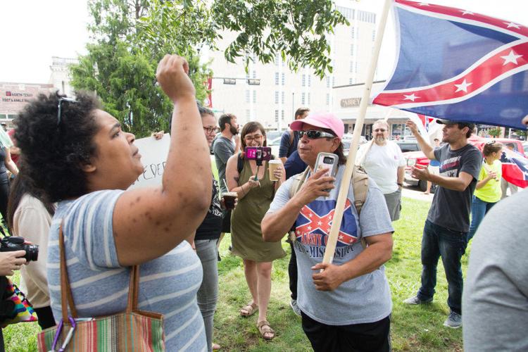 Downtown Square sees a busy morning with protesters, live music | News ...