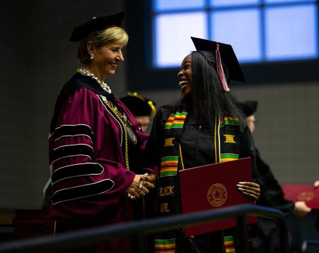 Photos: Texas Woman's University grads turn their tassels at fall ...