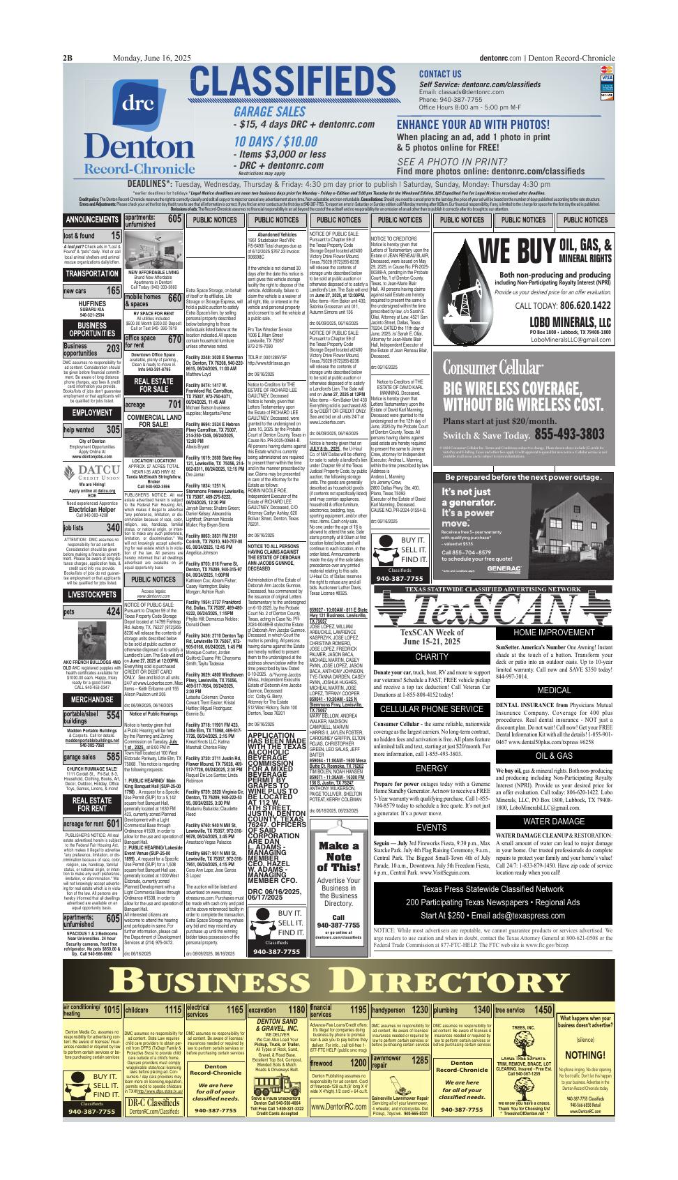 Page B2 | e-Edition | dentonrc.com