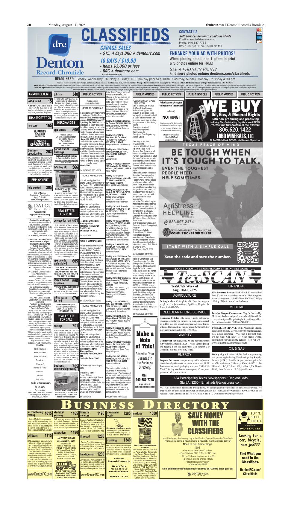 Page B2 | e-Edition | dentonrc.com
