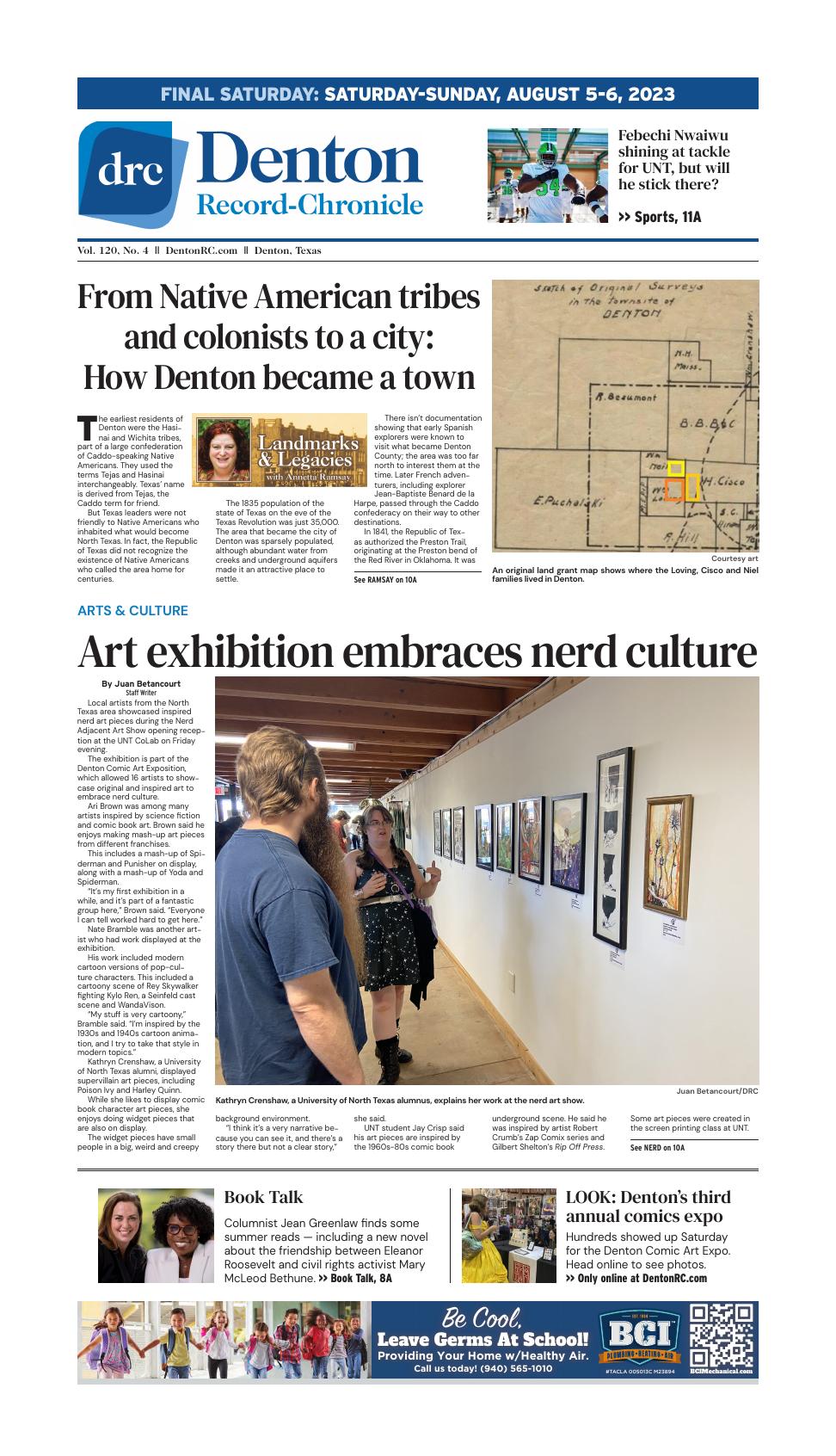 Page A1 | e-Edition | dentonrc.com