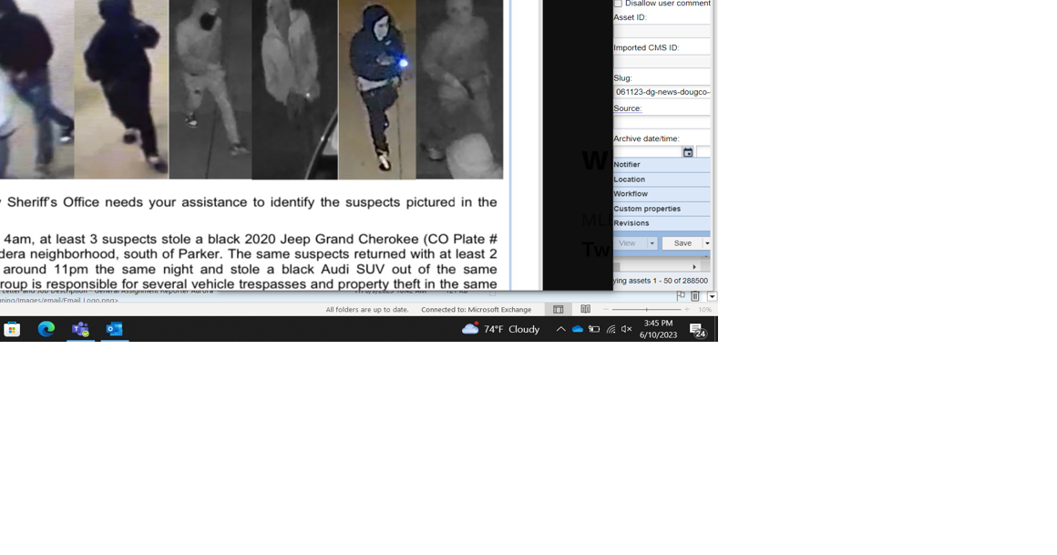 Douglas County Looking For Suspects In Multiple Car Thefts Crime