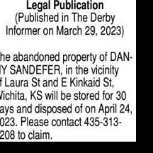 03-29-23: Abandoned Property - Sandefer - Laura/Kinkaid | Public ...