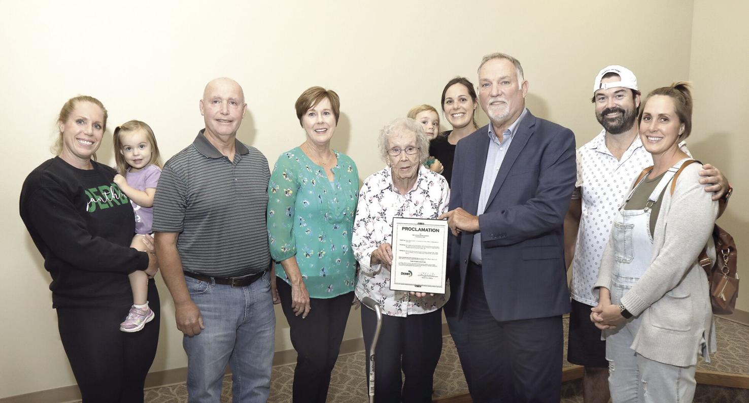 Derby’s Mary Hanley celebrates her 100th birthday still ‘raring’ to go ...