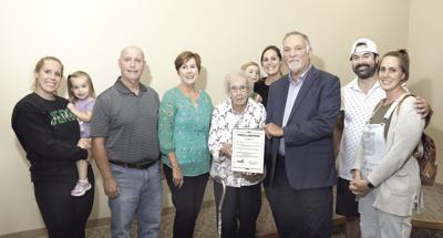 Derby’s Mary Hanley celebrates her 100th birthday still ‘raring’ to go ...