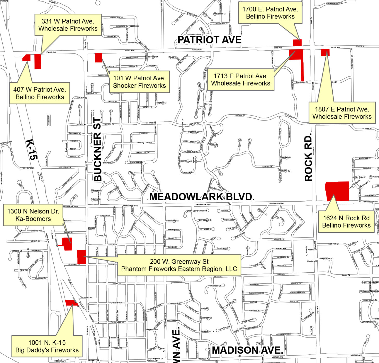 Fireworks Stands 2023 | July 4 Activities Guide | derbyinformer.com