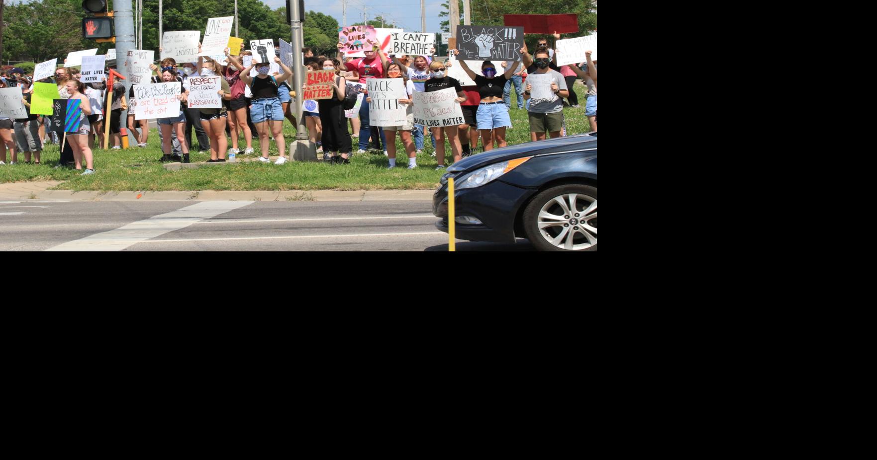 Derby residents protest racial injustice, police killings | Derby News ...