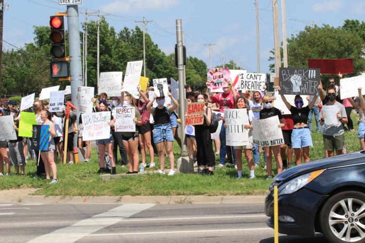 Derby residents protest racial injustice, police killings | Derby News ...