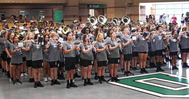 DHS marching band ‘Burning the Midnight Oil’ | Derby Sports ...