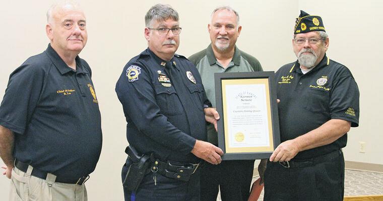 Queen recognized for exemplary service with Derby PD | Derby News ...