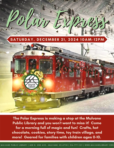 Mulvane Public Library Polar Express | Calendar | derbyinformer.com