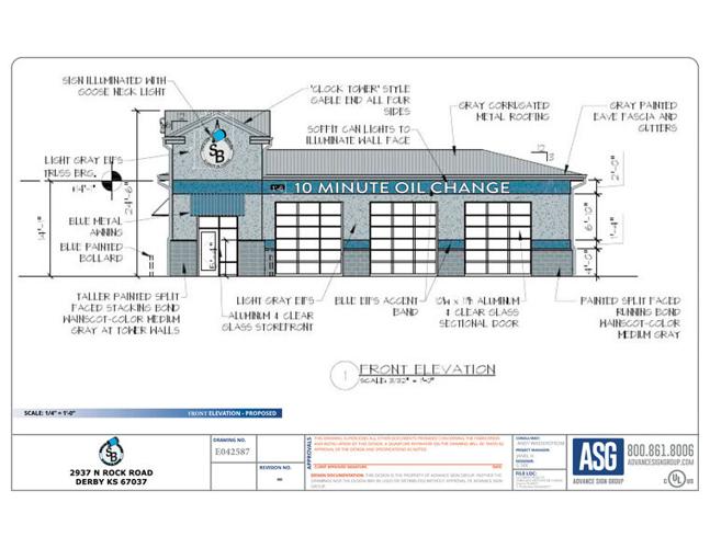 Strickland Oil Change site plans approved | Business | derbyinformer.com