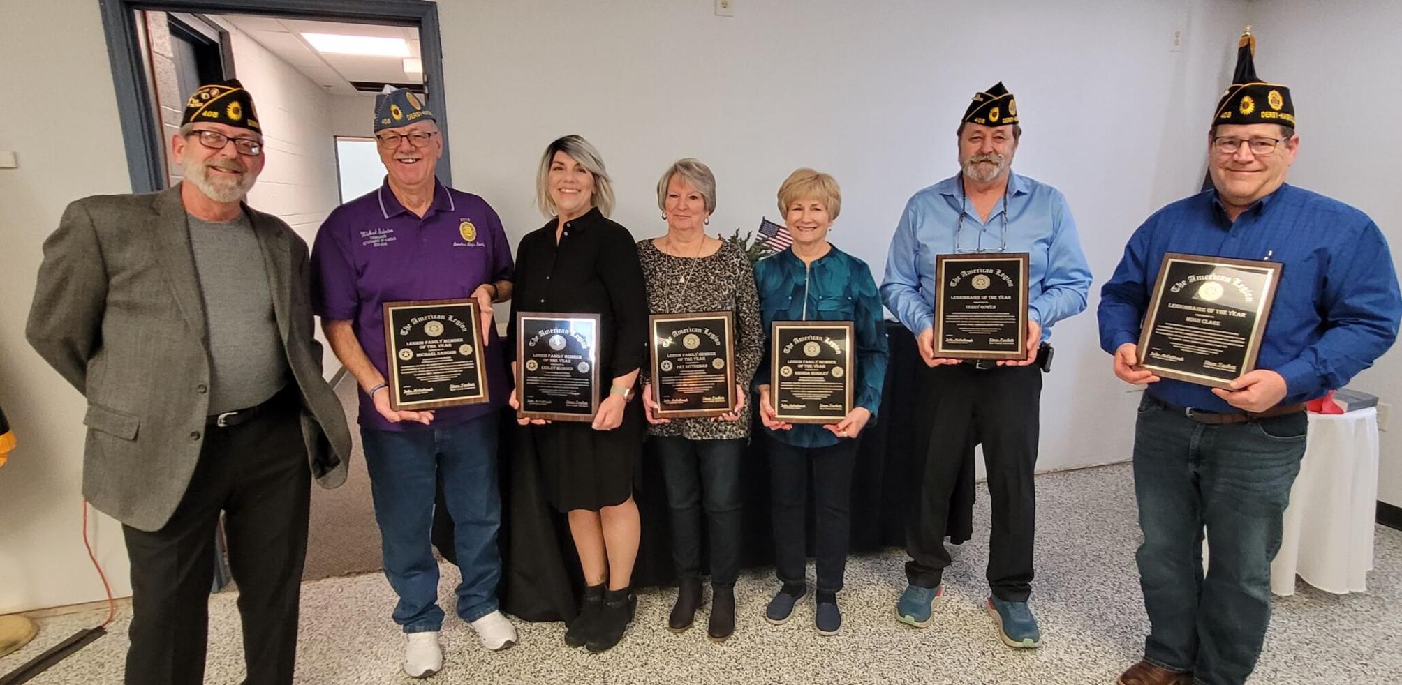 Legion members honored at annual celebration | Derby News ...