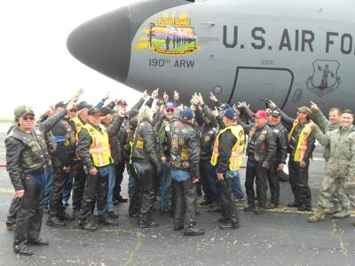 Kansas National Guard dedicates nose art to Patriot Guard | Area ...