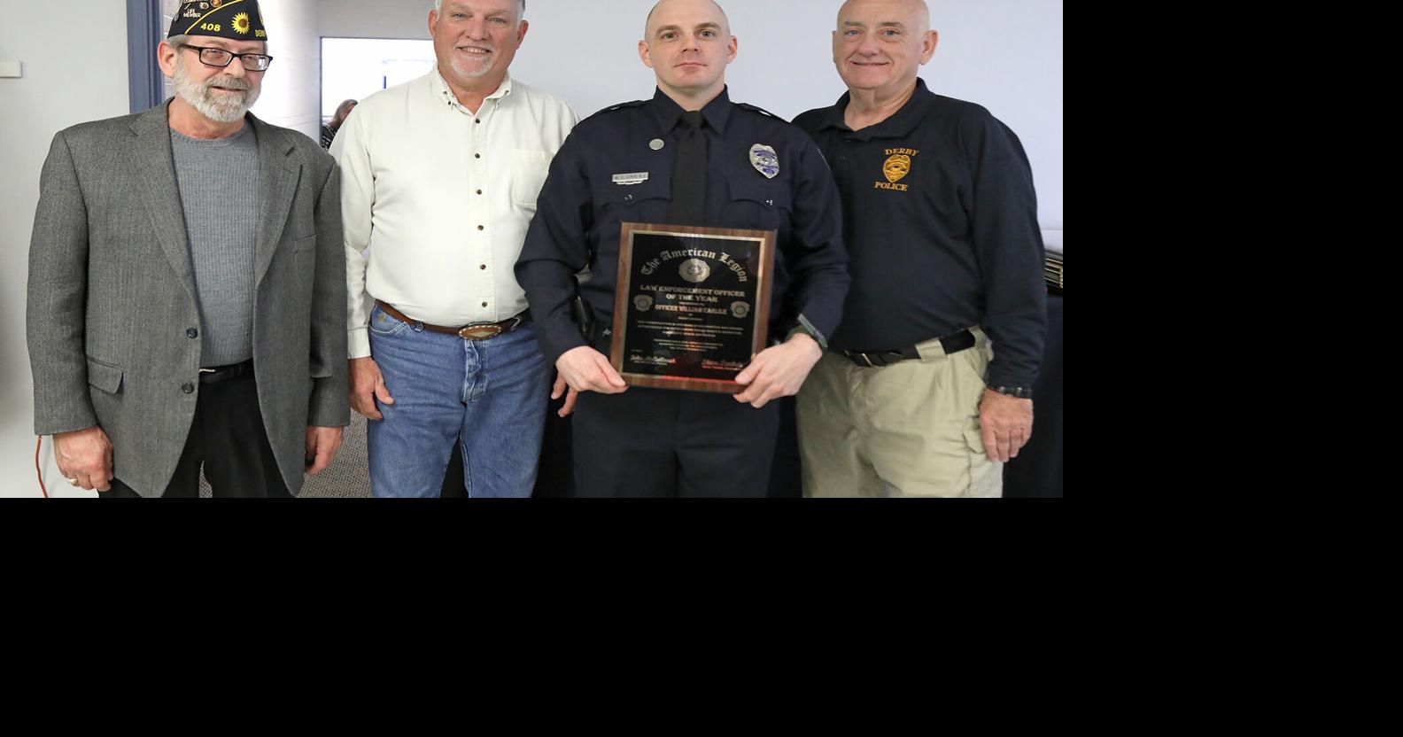 Carlile named Derby PD Officer of the Year | Derby News | derbyinformer.com