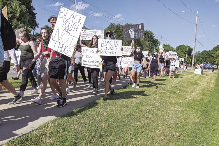 Derby residents protest racial injustice, police killings | Derby News ...