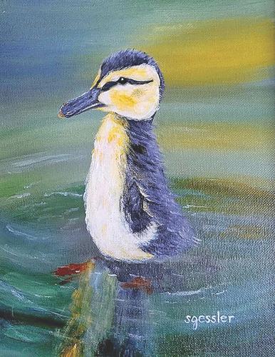 Derby artist’s joyful work on display at library | Derby News ...