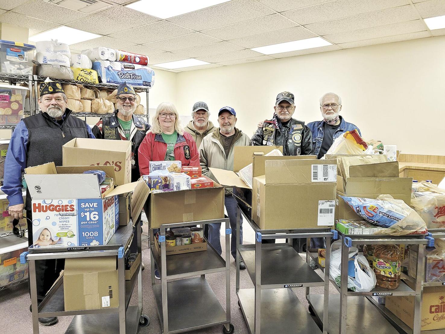 American Legion food drive brings in haul for food banks | Derby News ...