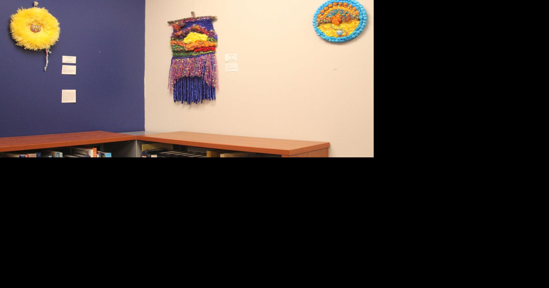 Yarn transformed into art in library exhibit | Derby News ...