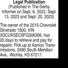 09-13-23: Vehicle Notice - 2015 Chevy Silverado 1500 | Public Notices ...