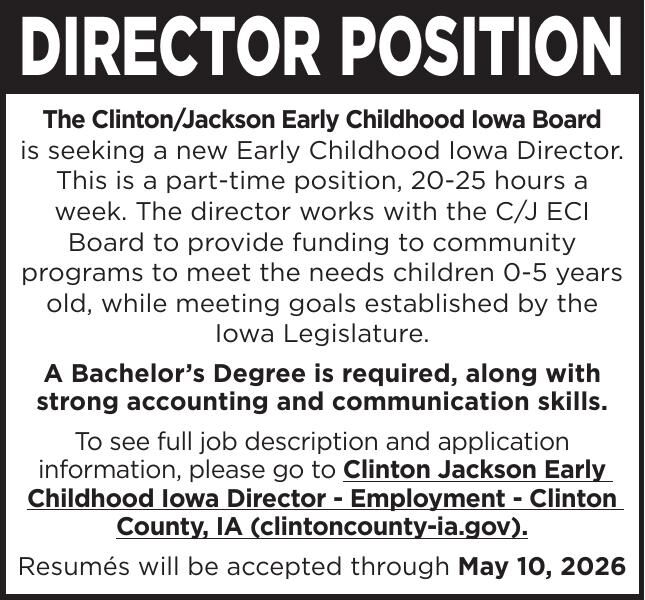 Clinton Jackson ECI Director Position | Child Care Jobs ...